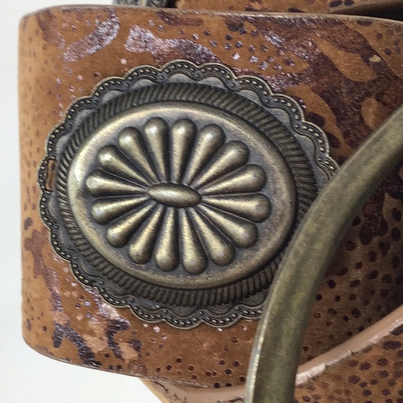 unbranded | Accessories | Vintage Medallion Leather Ml Belt | Poshmark